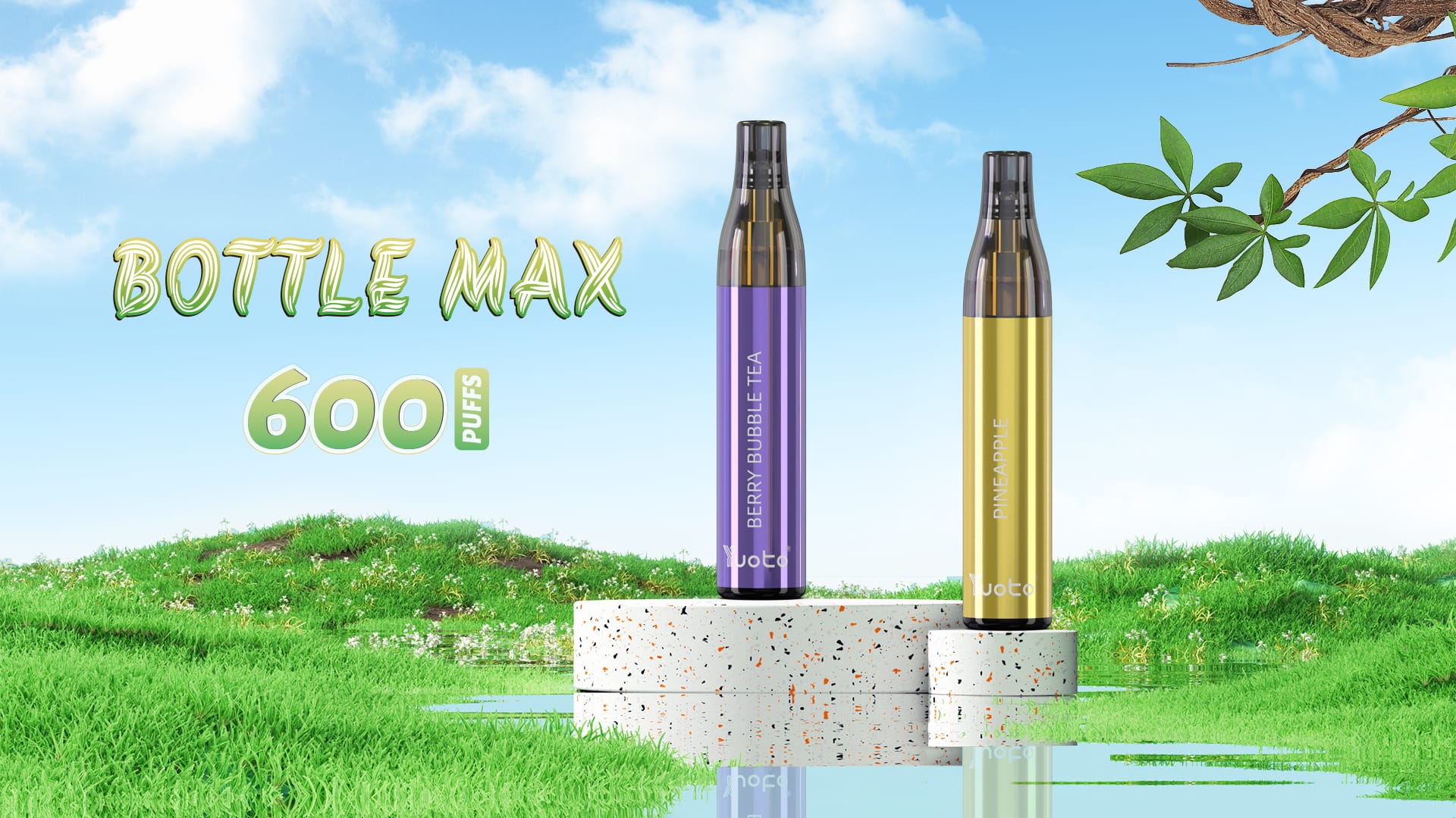 YUOTO Bottle Max 600 Puffs - Yuoto Vape Wholesale