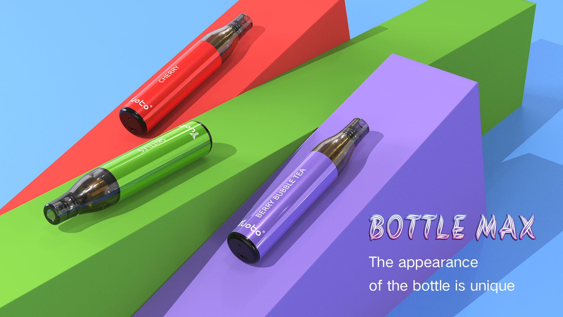 YUOTO Bottle Max 600 Puffs - Yuoto Vape Wholesale