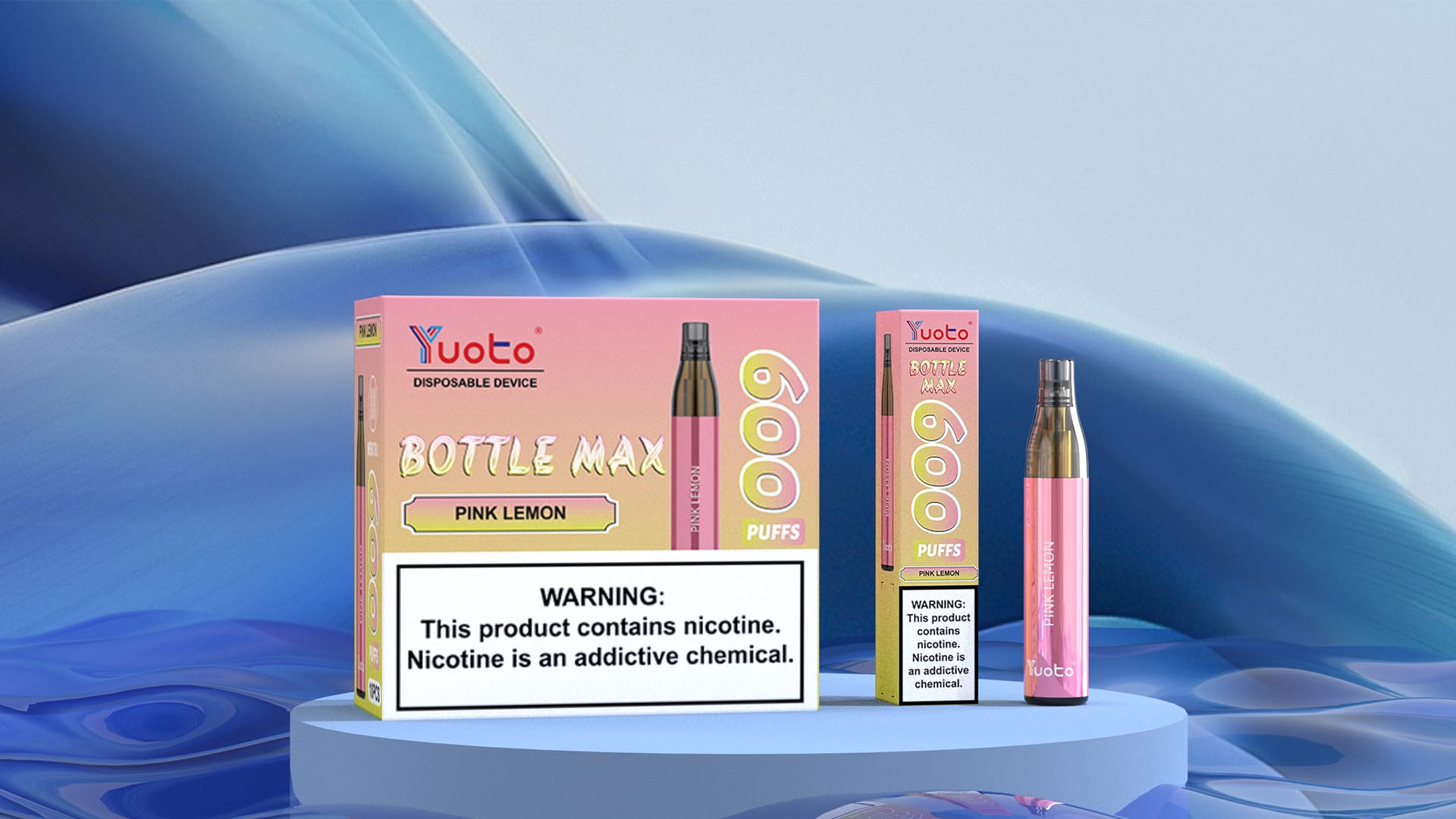 YUOTO Bottle Max 600 Puffs - Yuoto Vape Wholesale